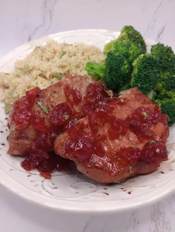 Cherry Glazed Pork Chops - Paradise Fruit